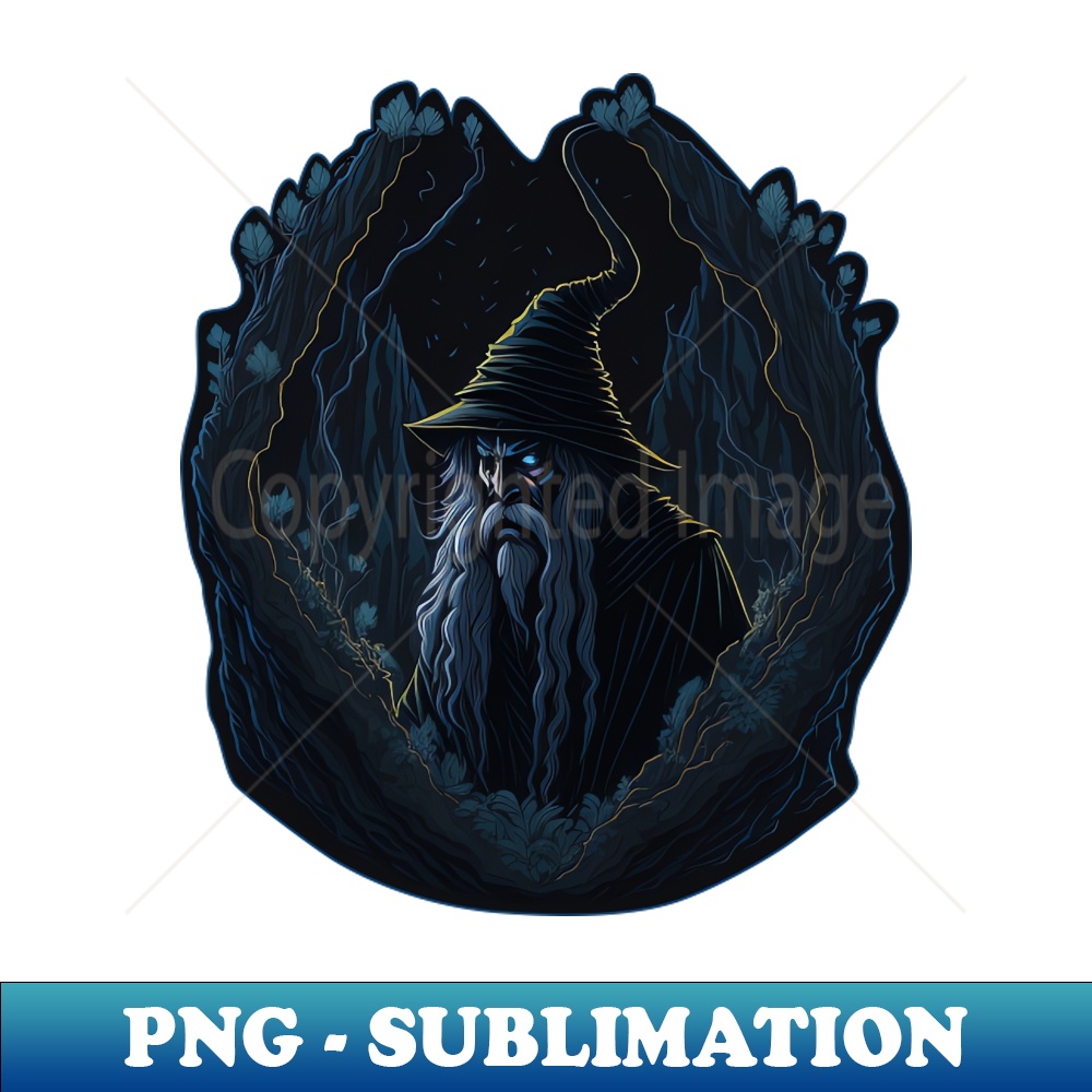 The Mystic Seer The Elder Wizard - Modern Sublimation PNG Fi | Inspire ...