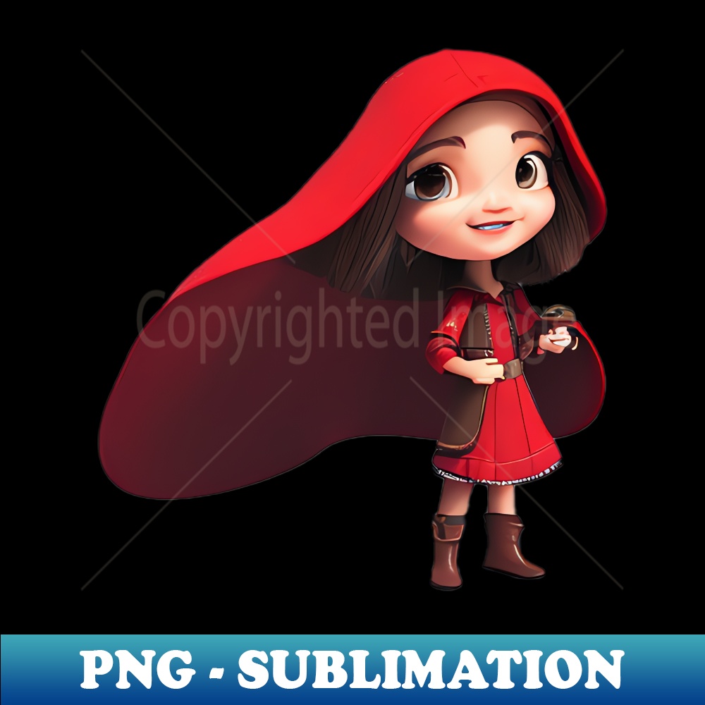 Little Red Riding Hood - Modern Sublimation PNG File - Captu | Inspire ...