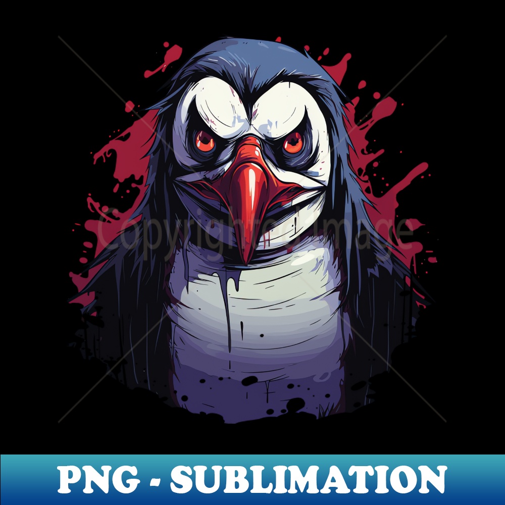 Creepy Penguin Halloween Design - Signature Sublimation PNG | Inspire ...