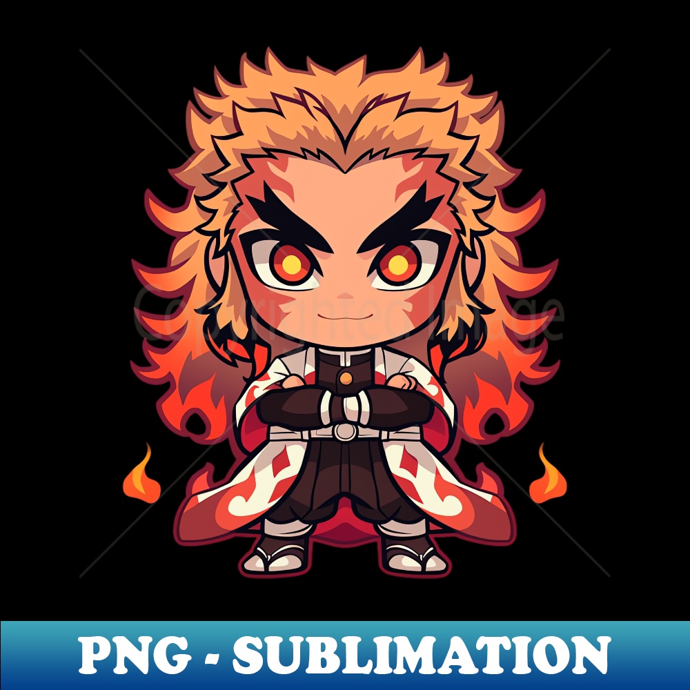 rengoku - PNG Transparent Digital Download File for Sublimat | Inspire ...