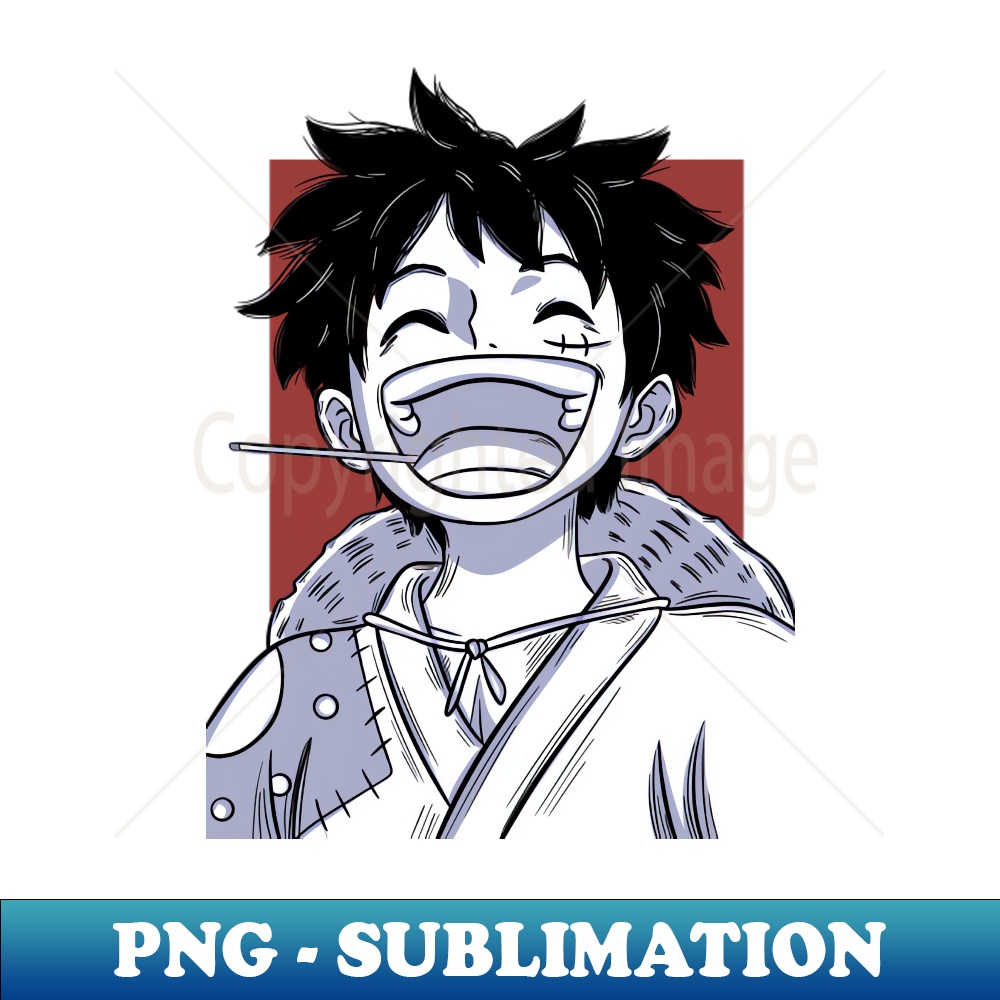 Luffy - One Piece Anime Manga - Premium PNG Sublimation File | Inspire ...