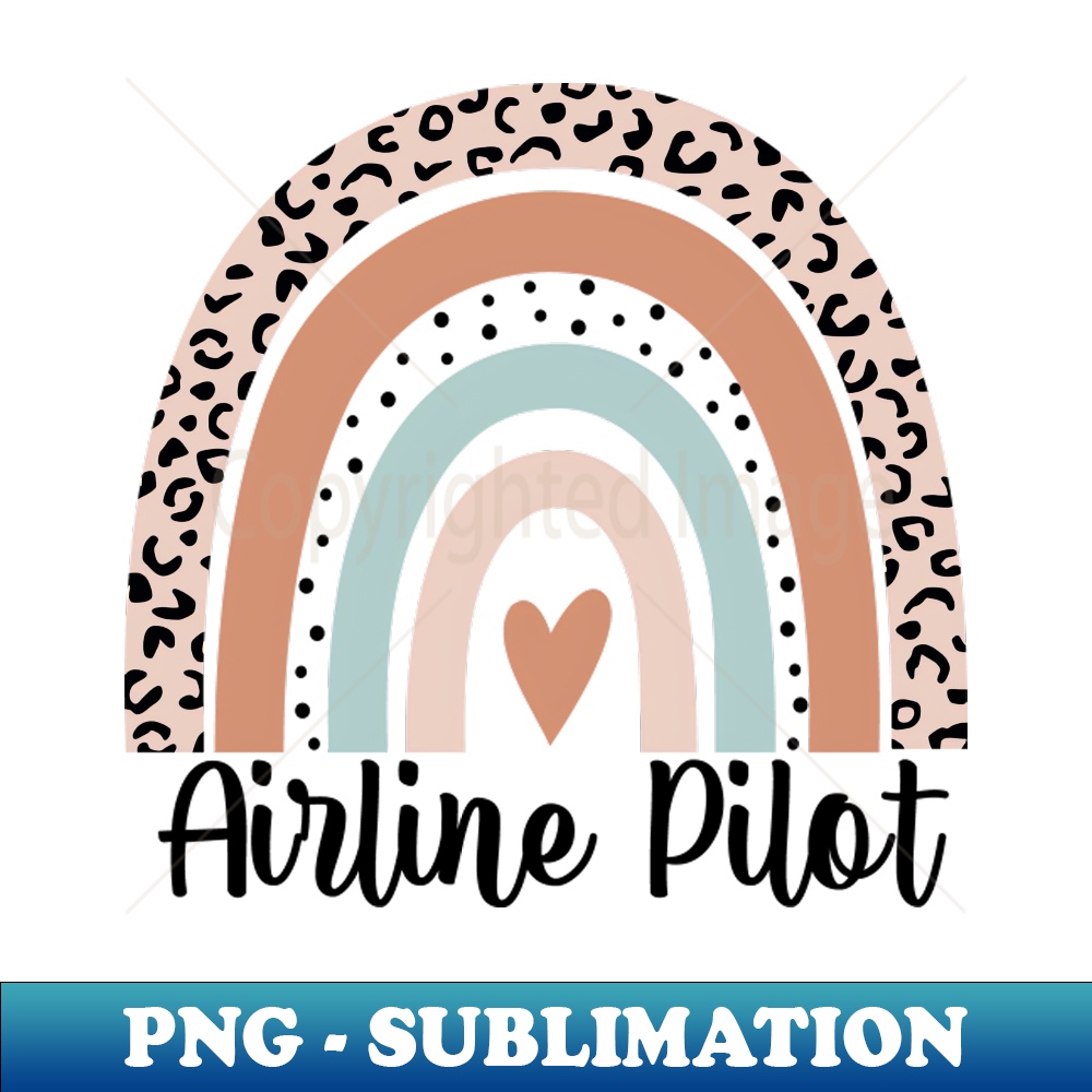 Airline Pilot Rainbow Leopard Airplane Airliner - PNG Transp | Inspire ...