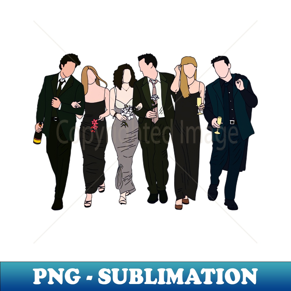 Friends - High-Resolution PNG Sublimation File - Stunning Su - Inspire ...