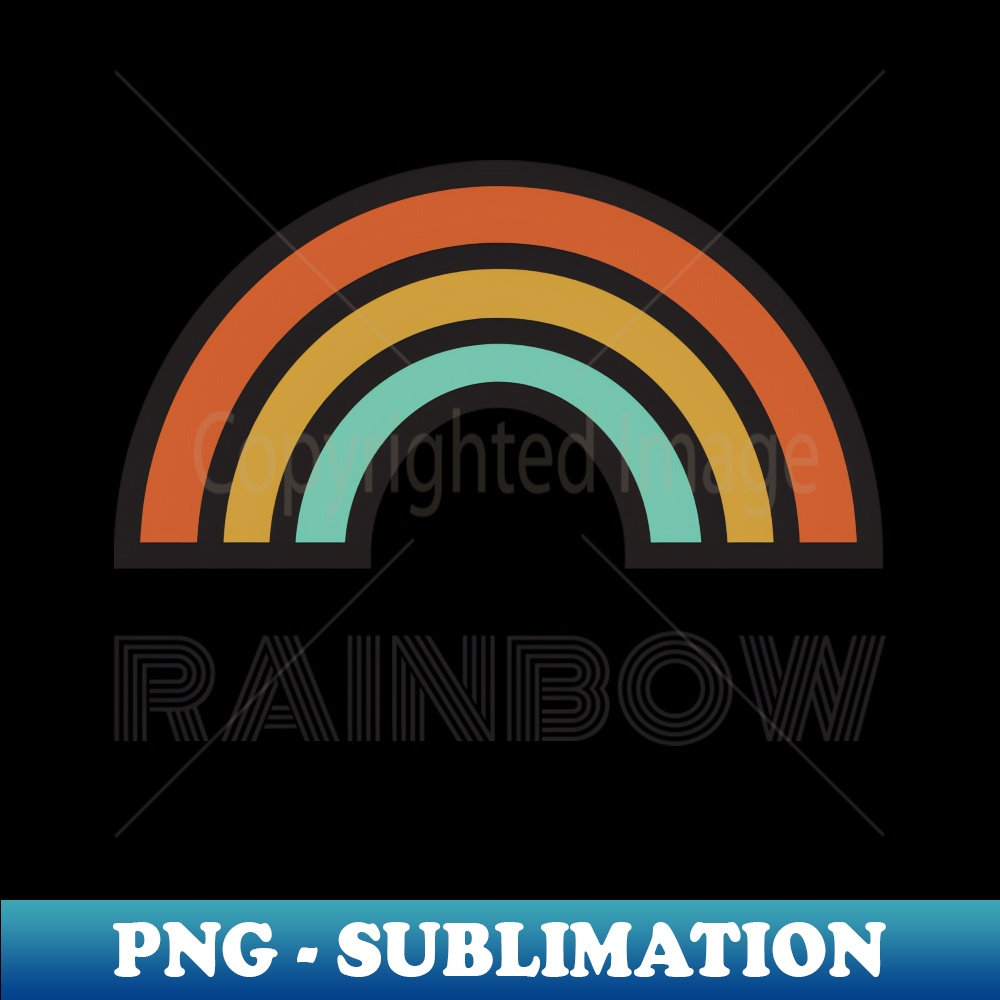 Rainbow - Exclusive PNG Sublimation Download - Create with C | Inspire ...