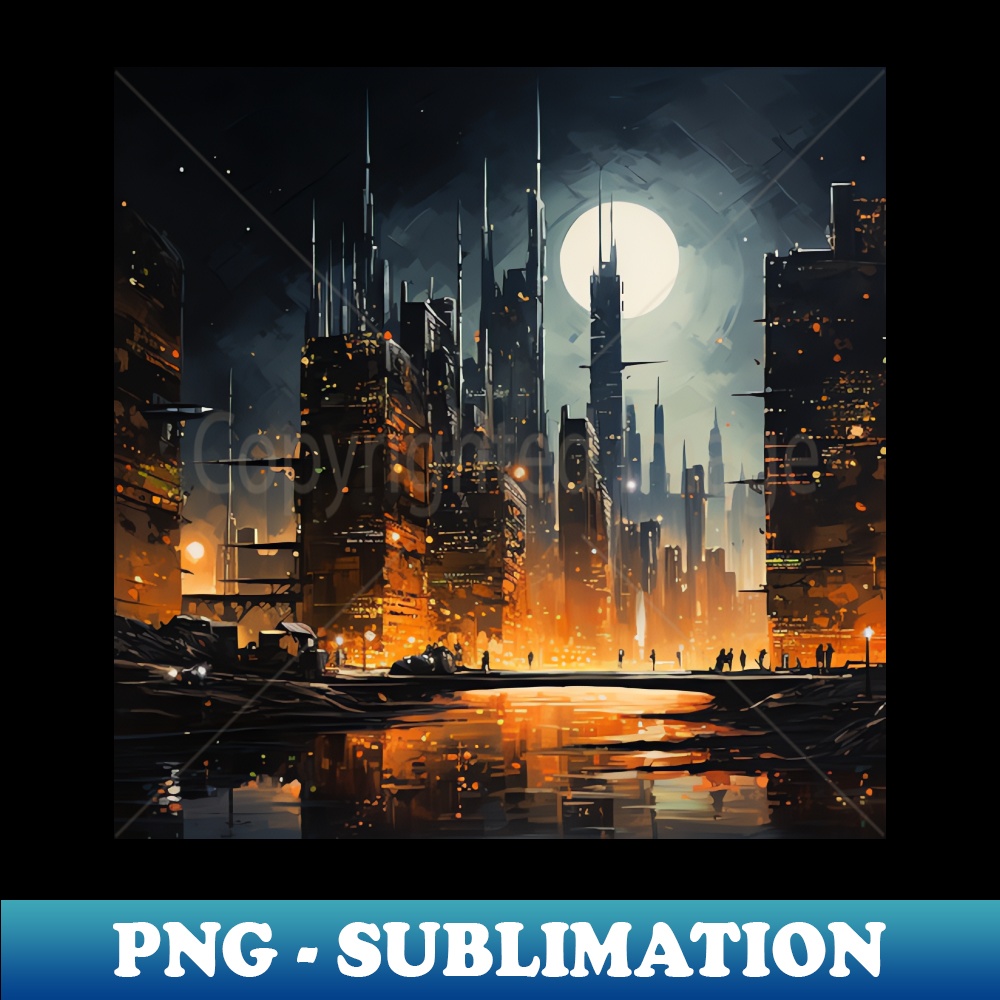 urban city - High-Resolution PNG Sublimation File - Perfect - Inspire ...