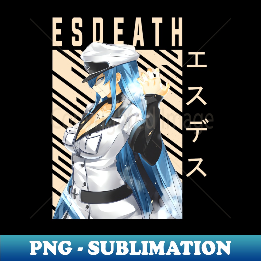 Esdeath - Akame Ga Kill - High-Quality PNG Sublimation Downl | Inspire ...