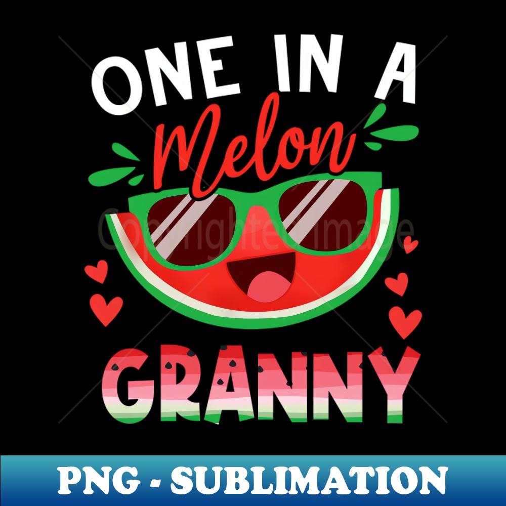 One In A Melon Granny Watermelon Family Matching - Decorativ | Inspire ...