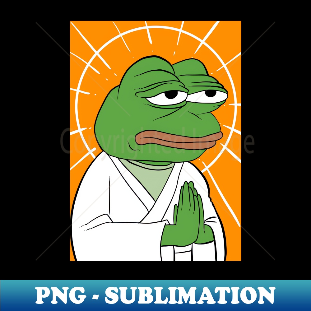 budhism pepe meme - Signature Sublimation PNG File - Spice U | Inspire ...