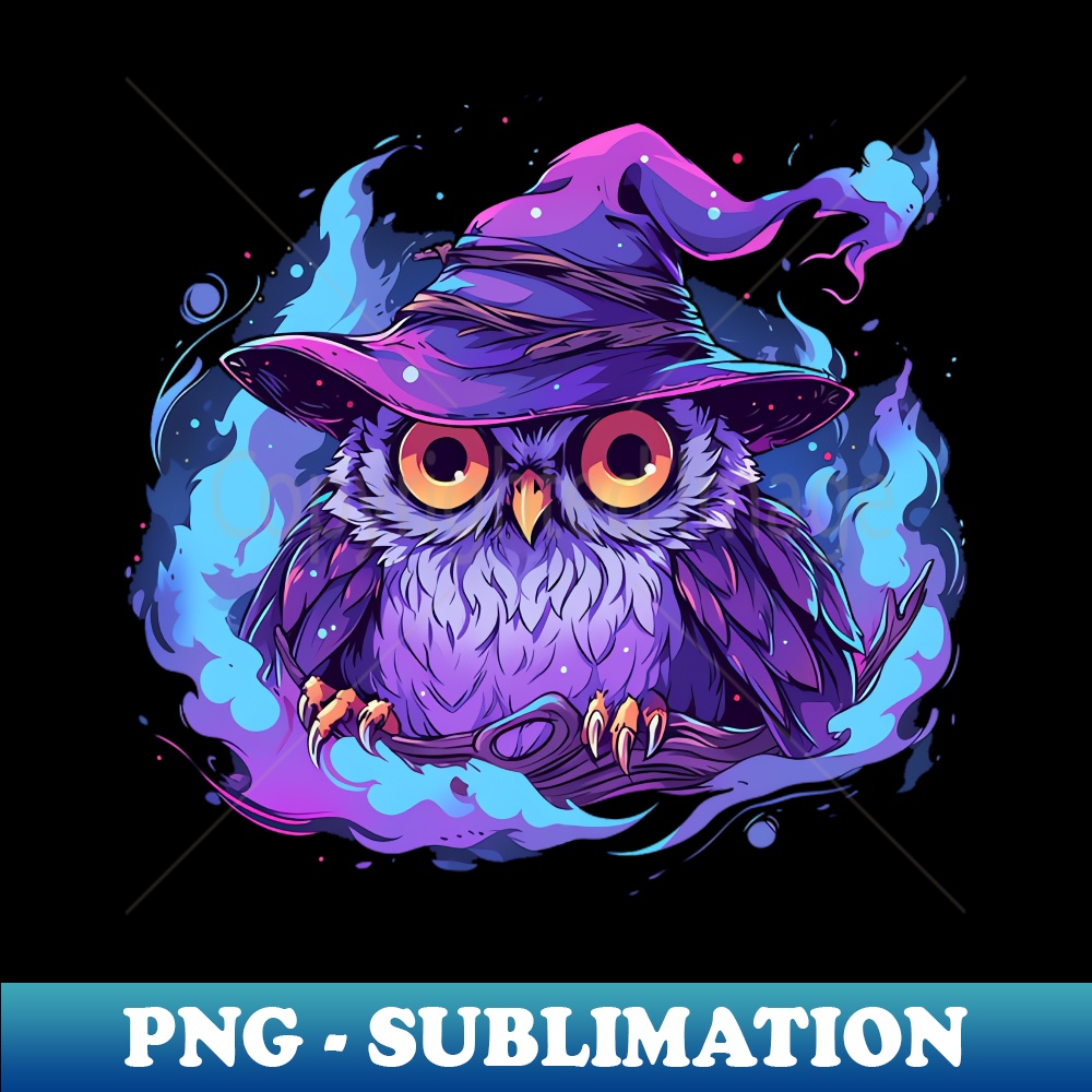 wizard owl - High-Resolution PNG Sublimation File - Vibrant | Inspire ...
