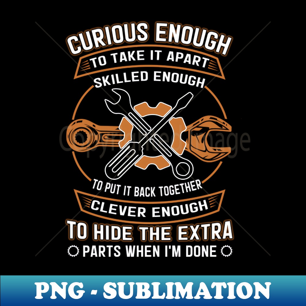 Mechanic - PNG Transparent Digital Download File for Sublima | Inspire ...