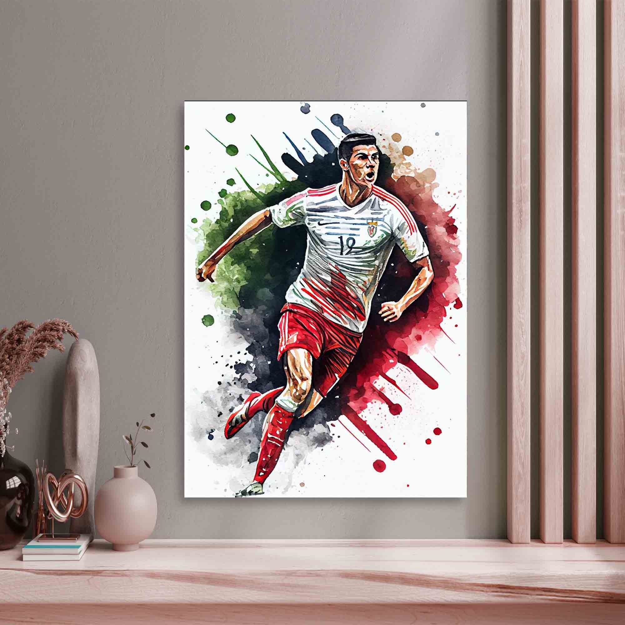Cristiano Ronaldo Print, Cristiano Ronaldo Poster, Soccer Wa - Inspire ...