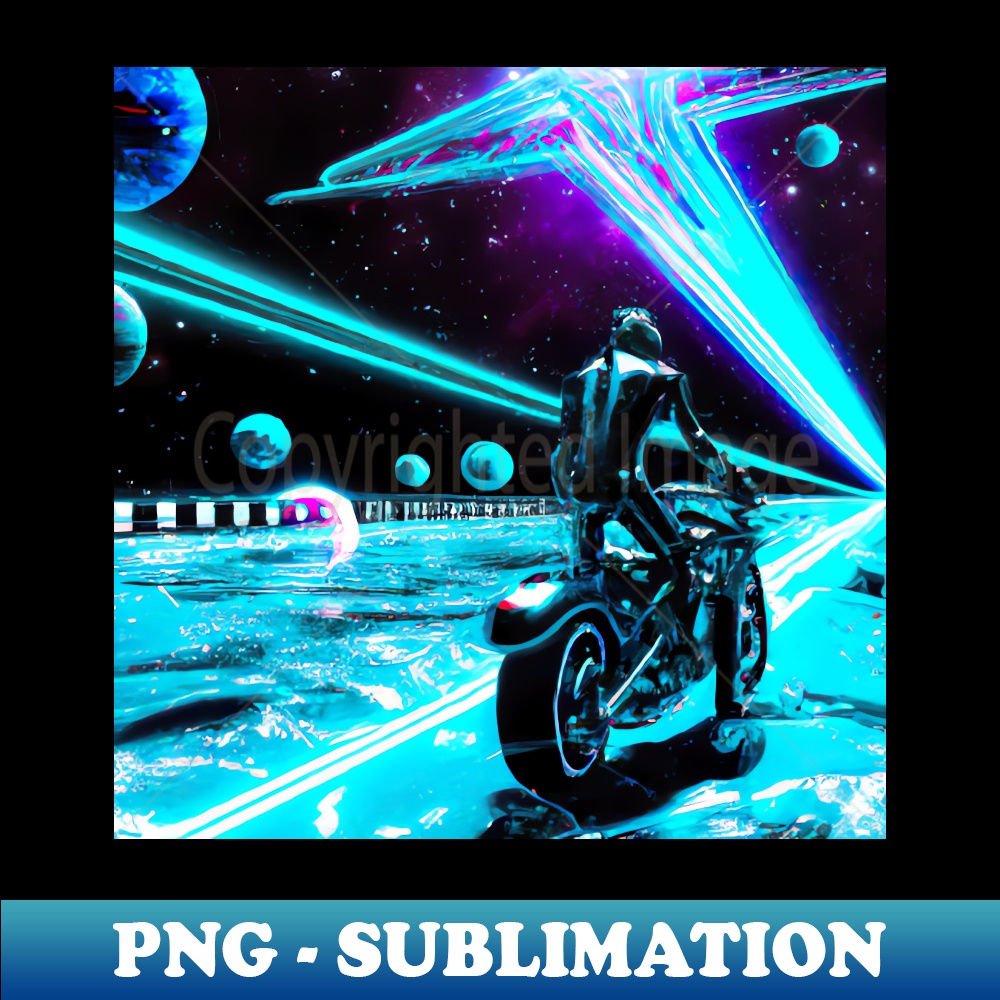 Space Rider Across the Stars - Aesthetic Sublimation Digital - Inspire ...