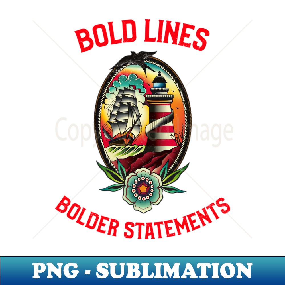 Bold Lines Bolder Statements Tattoo - Vintage Sublimation PN | Inspire ...