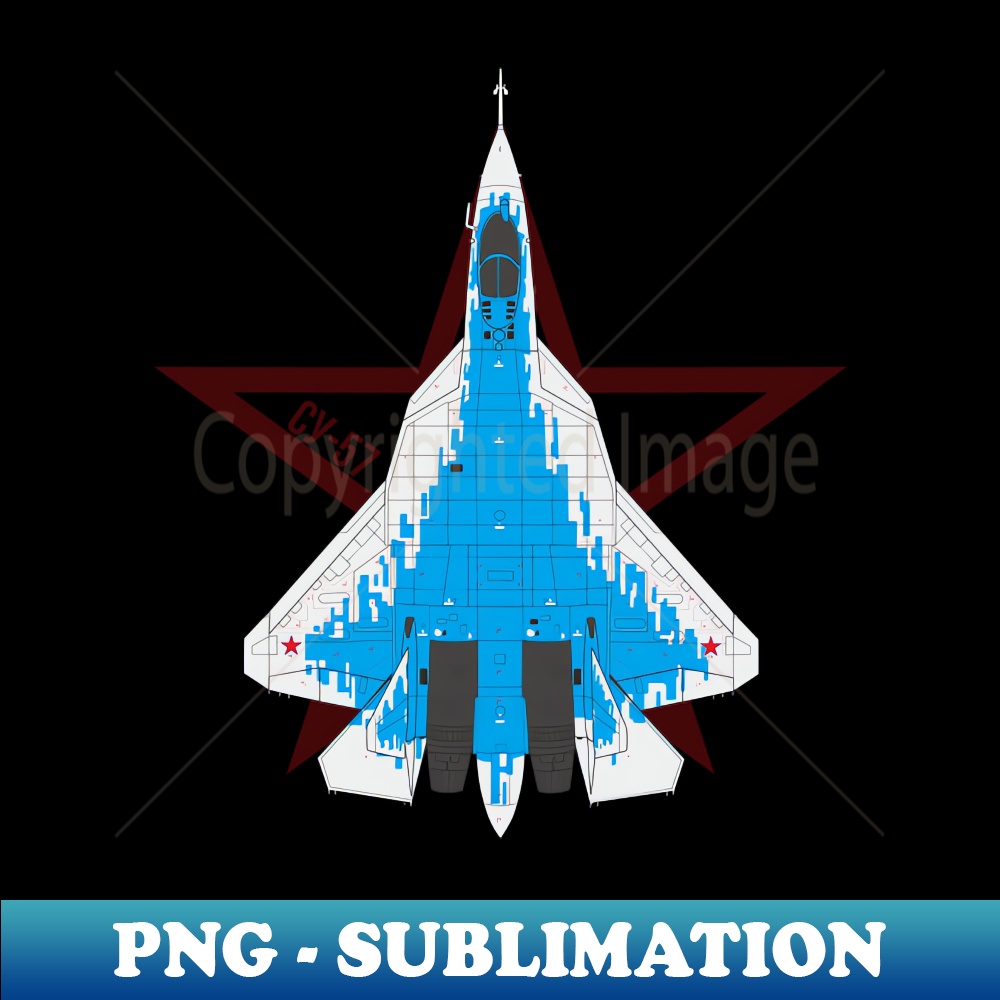 Sukhoi Su-57 Felon - Exclusive Sublimation Digital File - Ad | Inspire ...