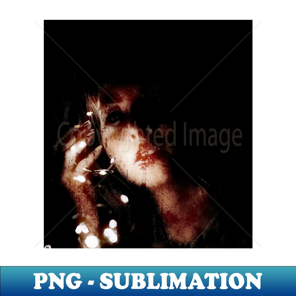 Beautiful girl dim light blood splatters Horror still dark a | Inspire ...