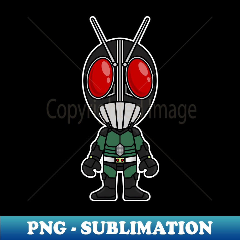 Kamen Rider Black RX Chibi - Premium PNG Sublimation File - - Inspire ...