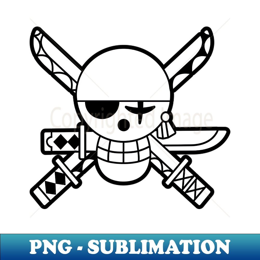 Roronoa Zoro Jolly Roger 2 - Artistic Sublimation Digital Fi | Inspire ...