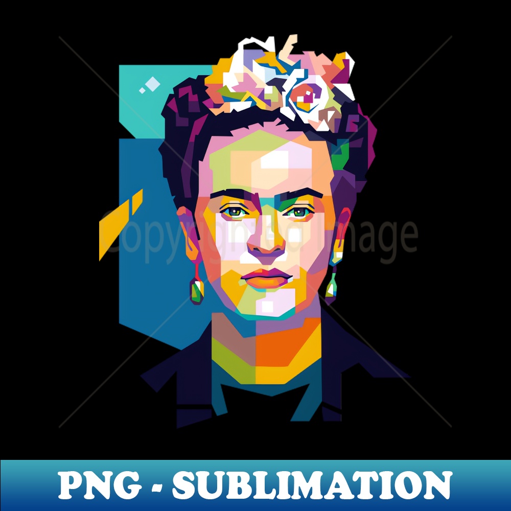 Frida Kahlo - PNG Transparent Digital Download File for Subl - Inspire ...