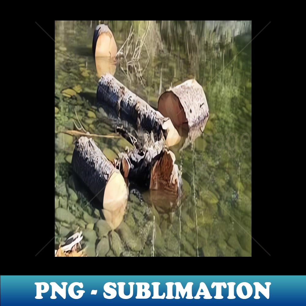 Nature River Logs Vancouver Island 57 - PNG Transparent Subl - Inspire Uplift