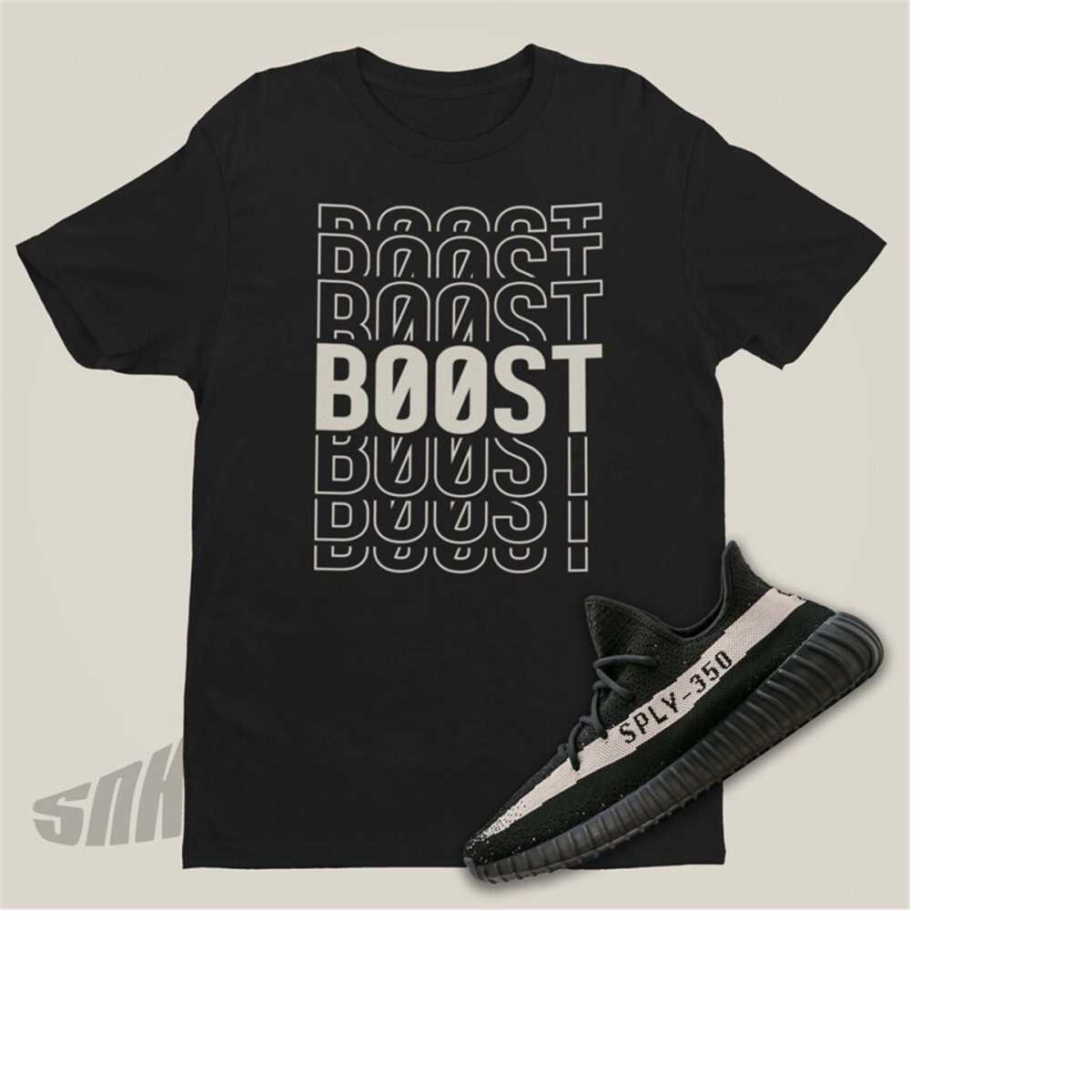 Yeezy 350 V2 Oreo Matching Shirt - Boost Stack Tshirt - Grap | Inspire Uplift