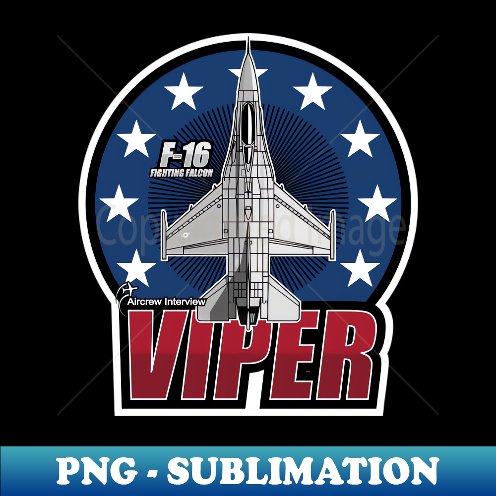 F-16 Viper - Exclusive Sublimation Digital File - Enhance Yo - Inspire ...