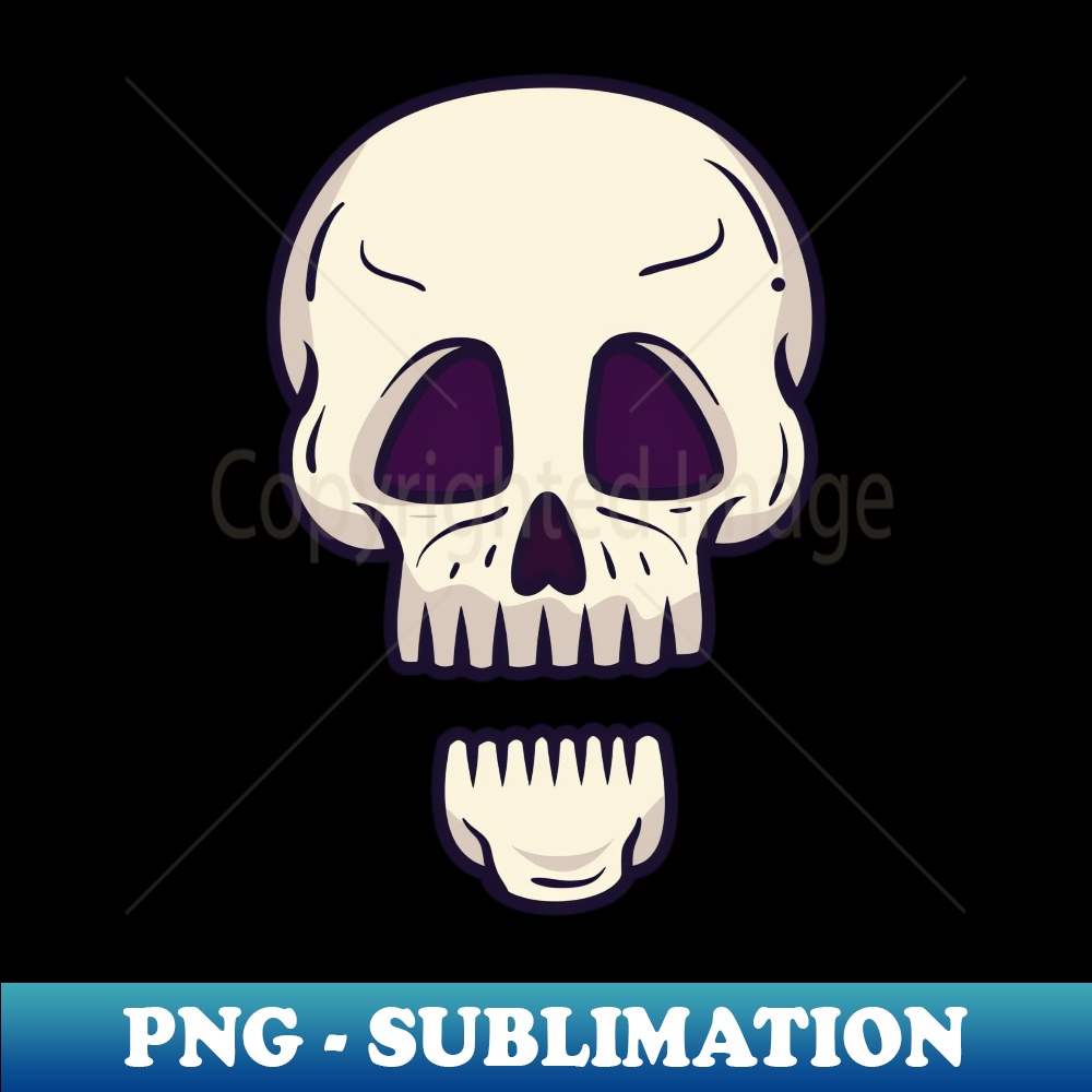 White Skull - Unique Sublimation PNG Download - Stunning Sub - Inspire ...