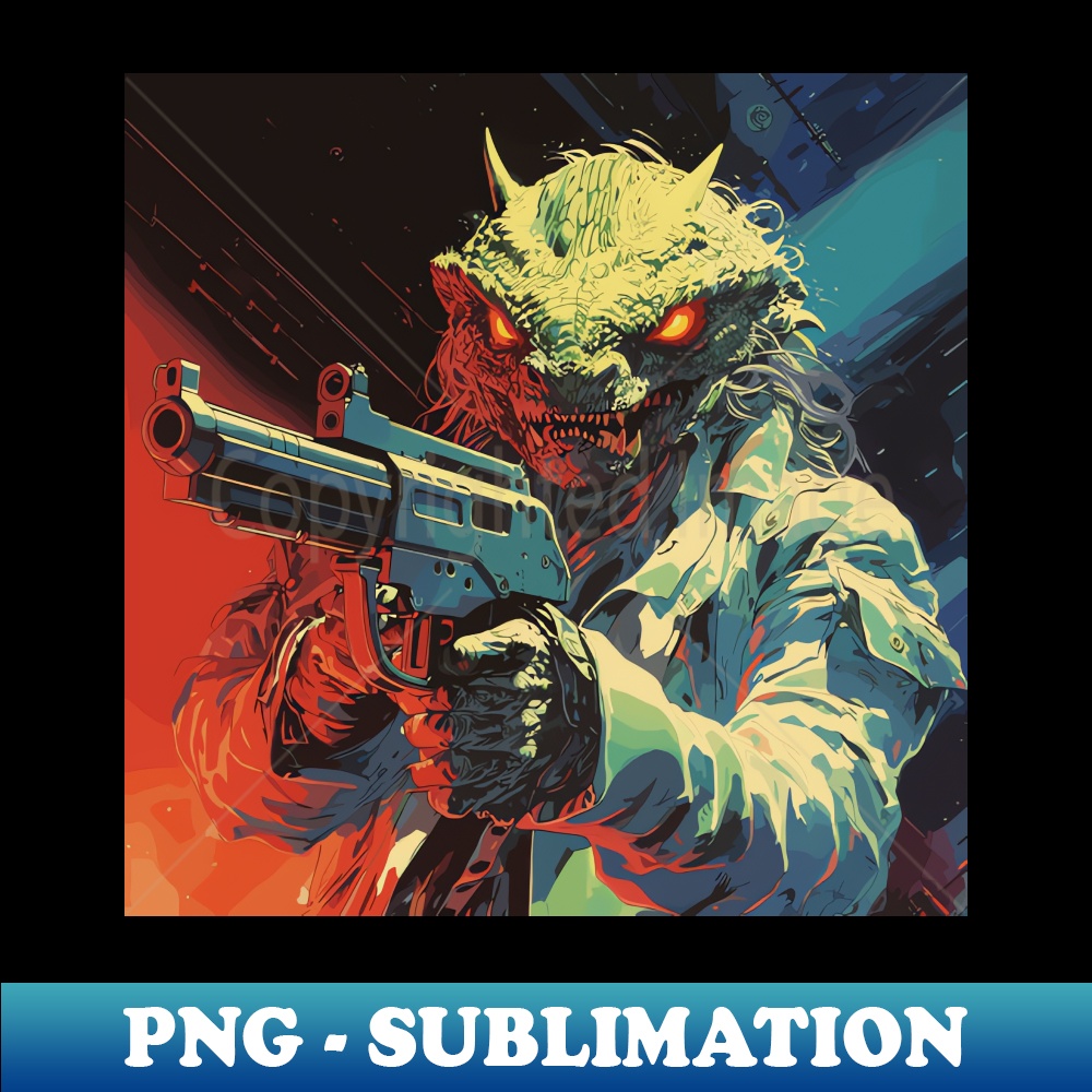 Intergalactic Shooter - Vintage Sublimation PNG Download - U - Inspire ...