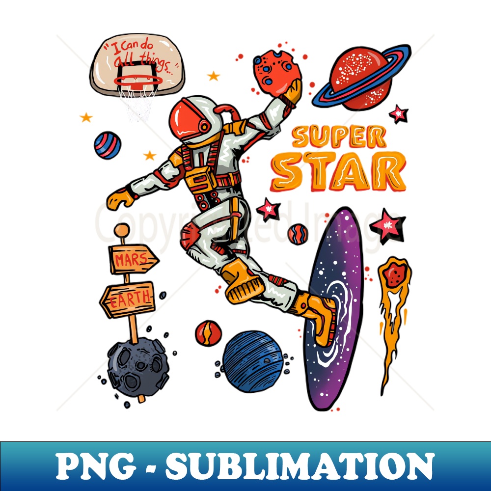 Super star - Instant Sublimation Digital Download - Instantl - Inspire Uplift