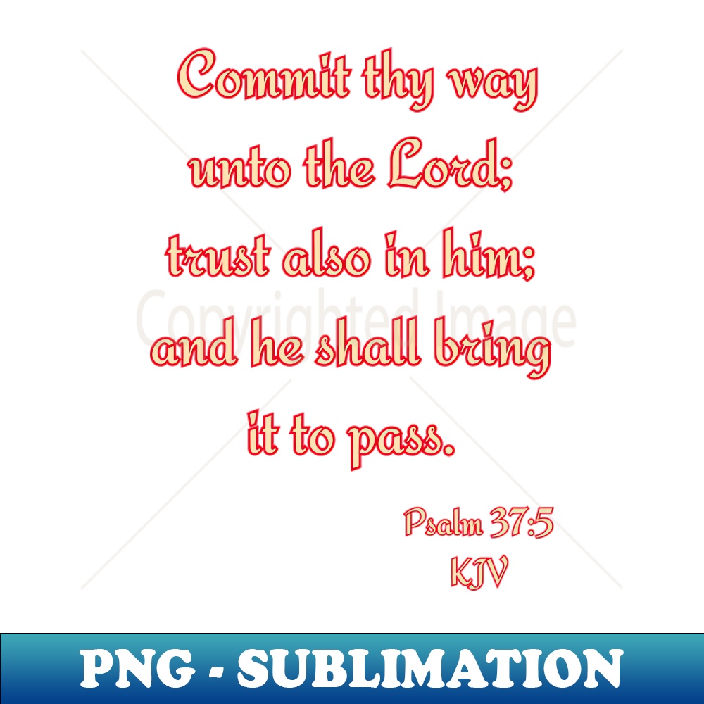 Psalm 375 Bible Scripture Verse KJV Quote - Retro PNG Sublim | Inspire ...