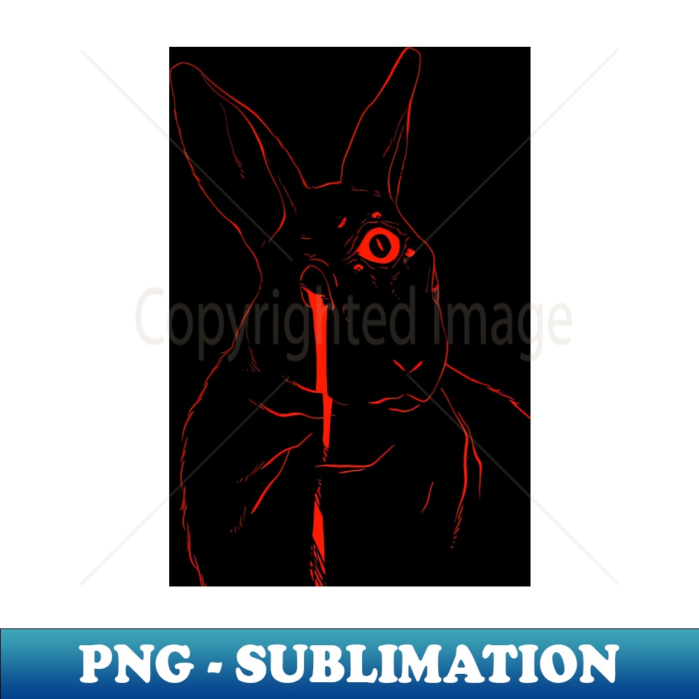Aesthetic Demon Rabbit High Resolution Png Sublimation Fil Inspire