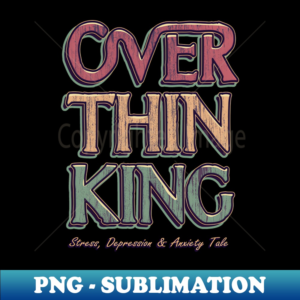 Overthinking Book Cover - Elegant Sublimation PNG Download - | Inspire ...
