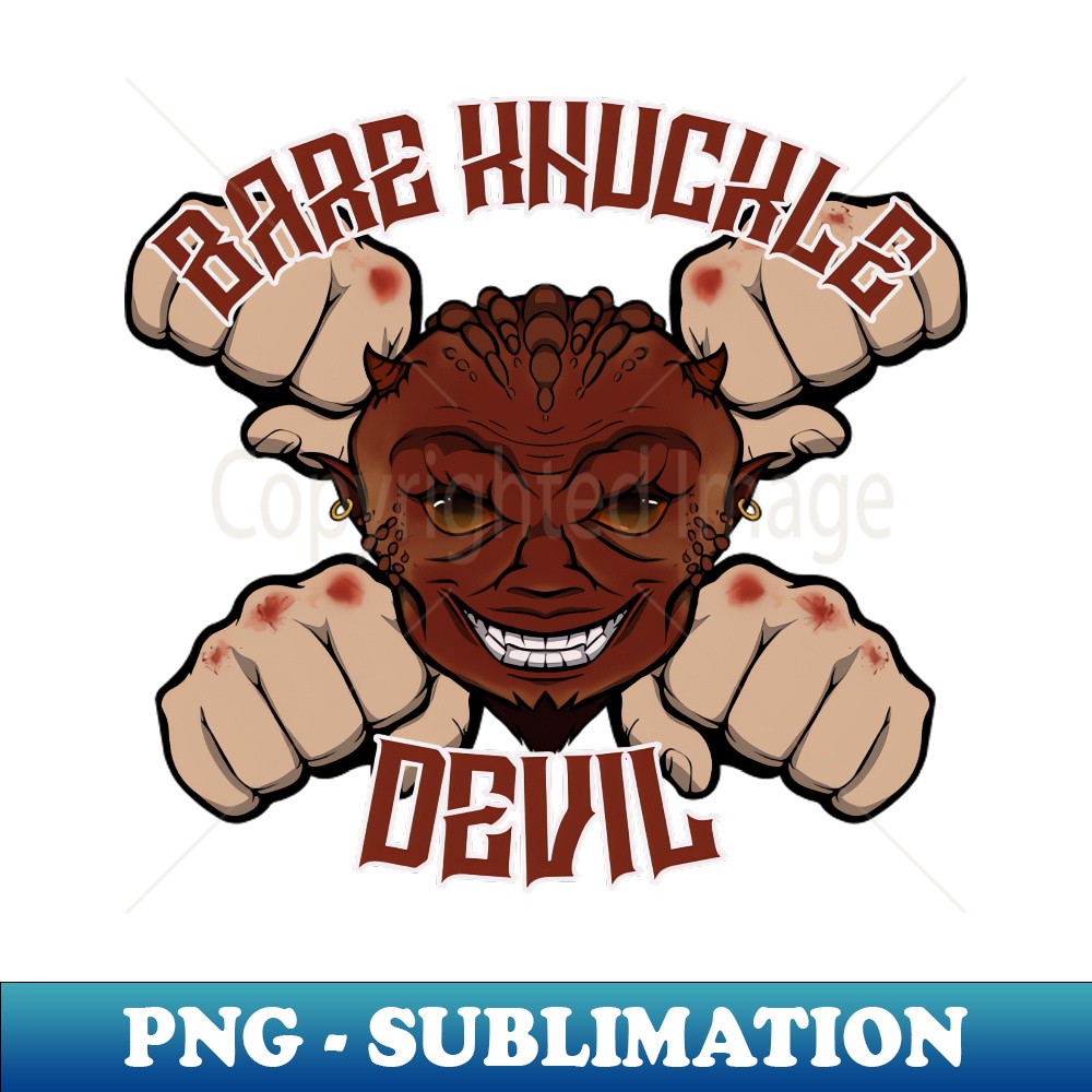 Bare knuckle boxing Devil - PNG Transparent Sublimation Desi | Inspire ...