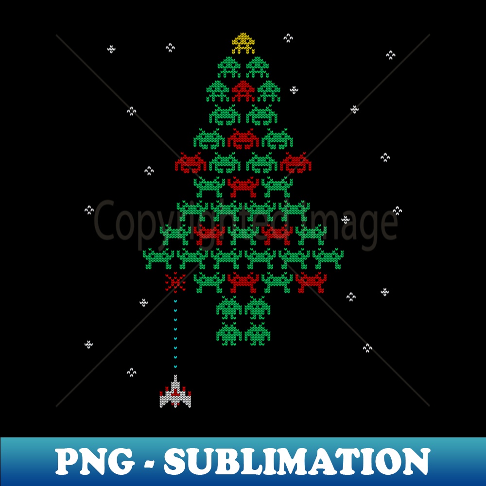 christmas invaders - PNG Transparent Sublimation File - Brin - Inspire ...