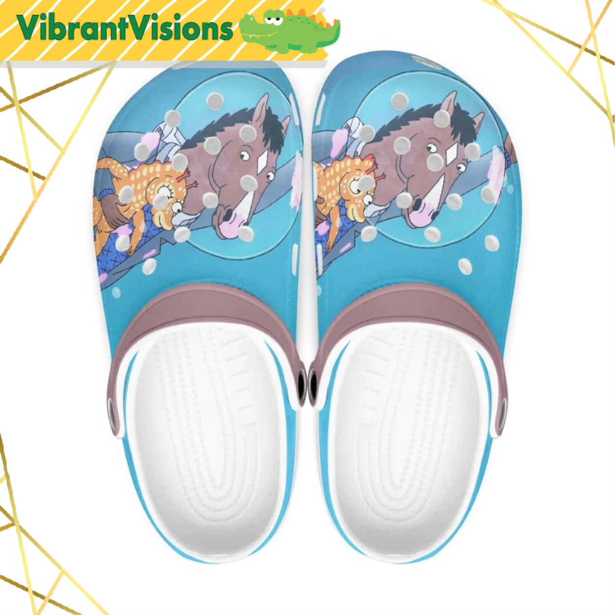 Bojack Horseman Cartoon Tv Series Crocs Shoes | Inspire Uplift