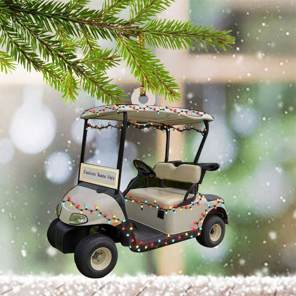 Personalized Golf Cart Christmas Ornament Christmas Tree Dec - Inspire ...