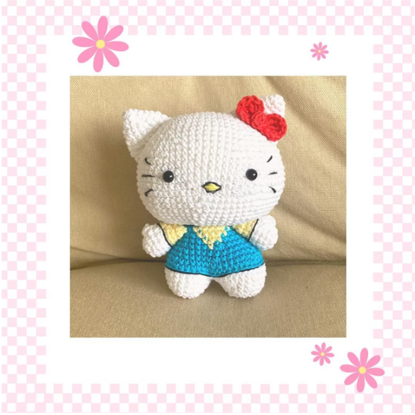 Hello Kitty Crochet pattern, digital file PDF, digital patte | Inspire ...