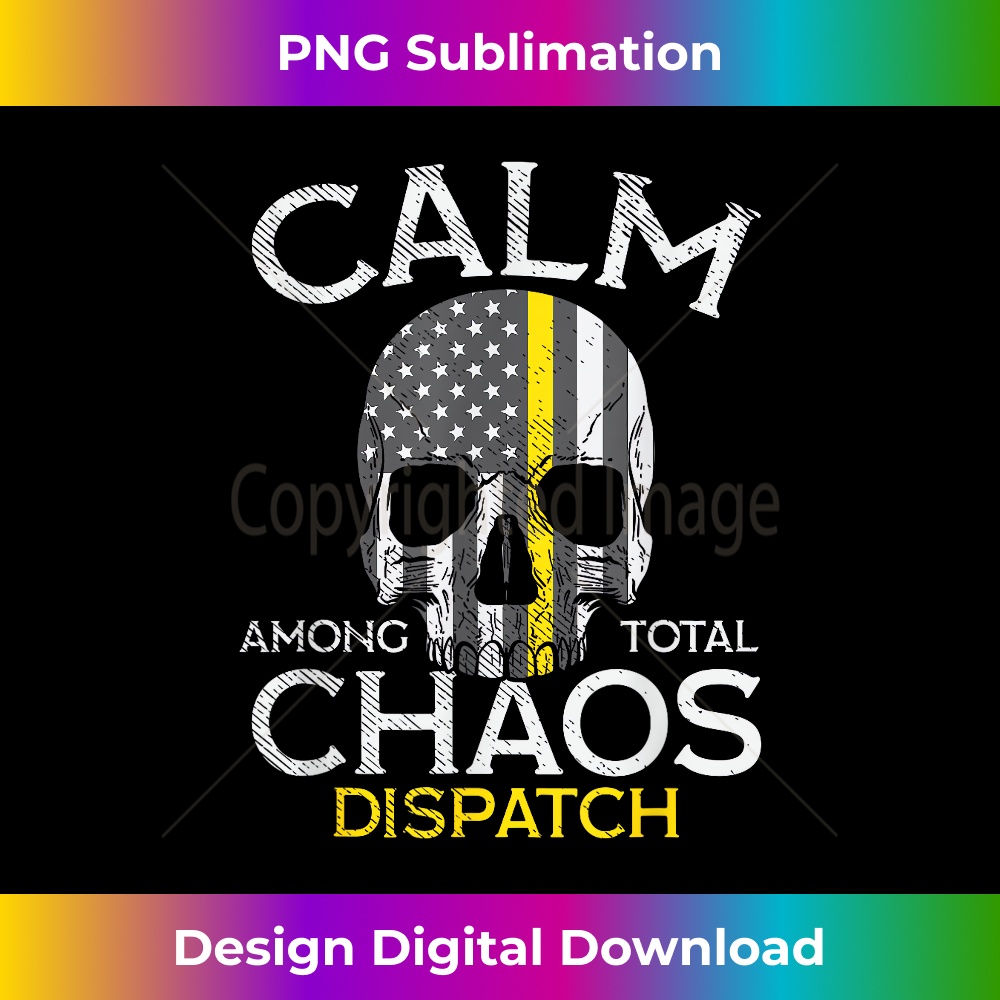 Calm Among Total Chaos 911 Dispatcher US Flag - Chic Sublima - Inspire ...