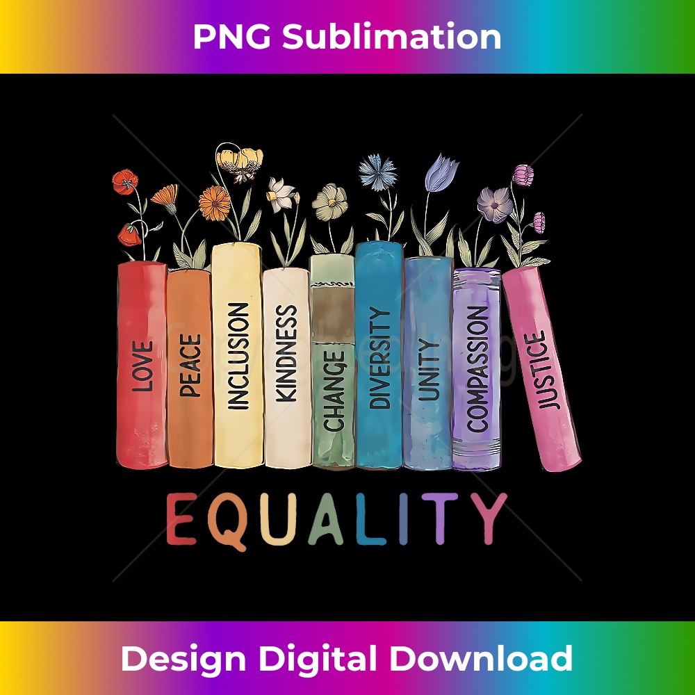 Equality Flower Books Equal Rights Social Justice Feminist - | Inspire ...