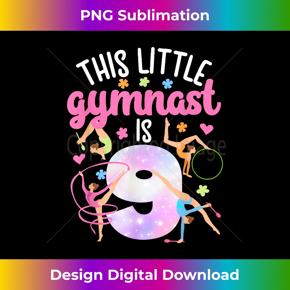 9th Gymnast Birthday Party Nine Year Old Gymnastics Girl - S - Inspire ...