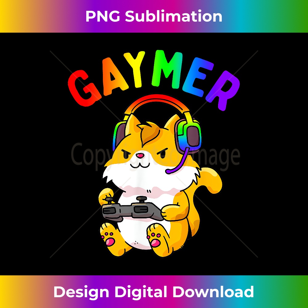 Gaymer Gay Pride Flag Gamer LGBTQ Video Game Cat Lover Gift | Inspire ...