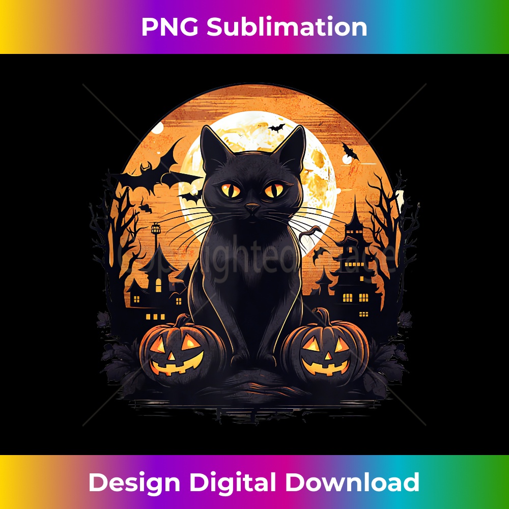 Funny Halloween Cat Costume Pumpkin Cat Black Cat Halloween - Inspire ...