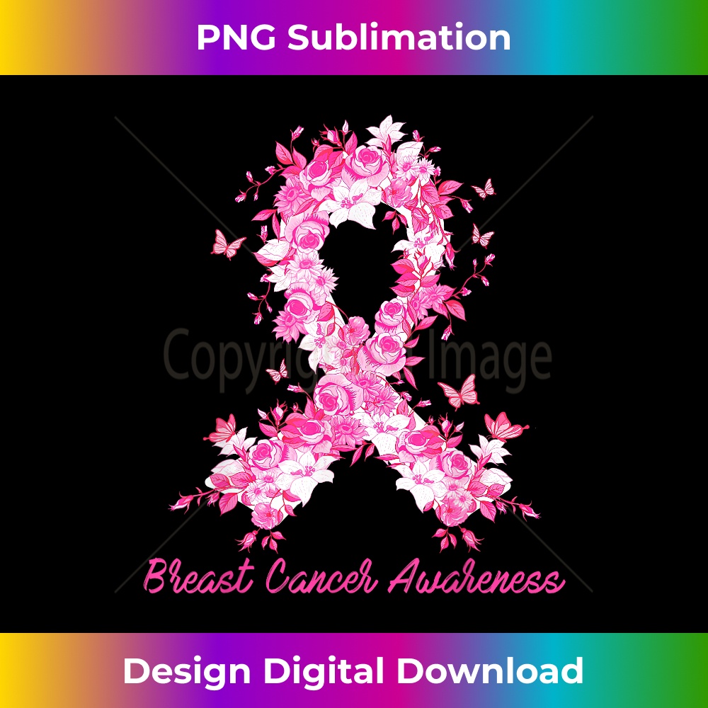 Breast Cancer Awareness Butterfly Floral Pink Ribbon Women - | Inspire ...