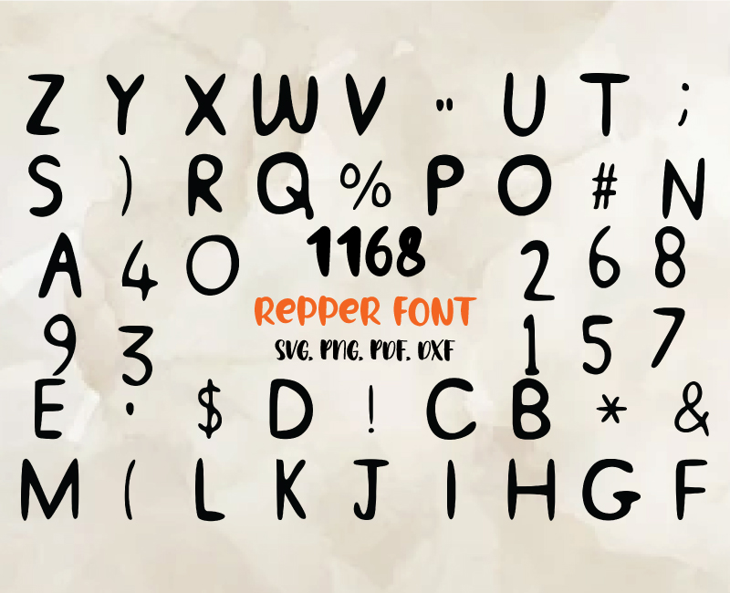 Pig Font Svg Png Pdf Dxf, Modern Font, Fonts For Cricut, Bea | Inspire ...