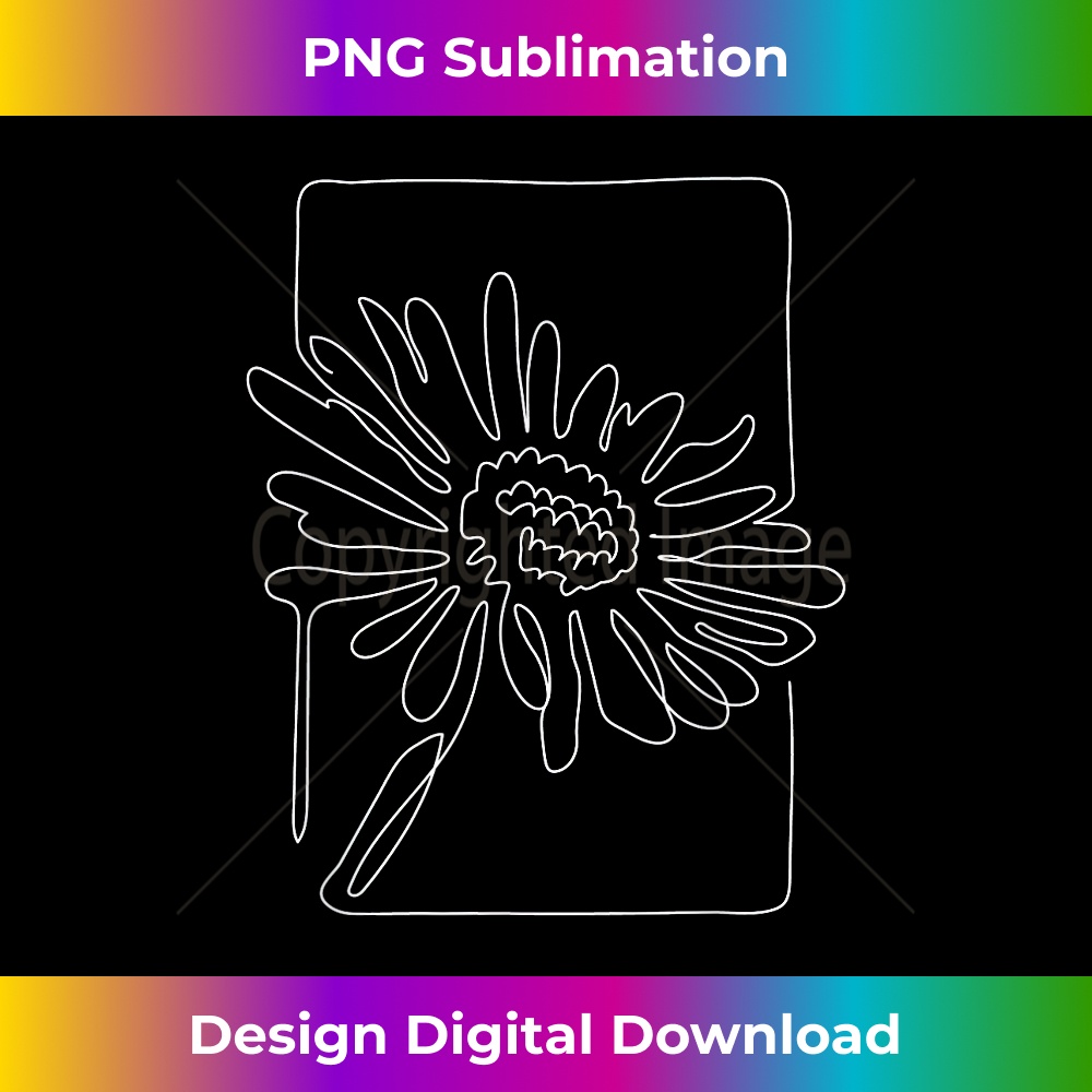 Daisy Flower Aesthetic One Line Art Artistic Drawing Artsy - - Inspire ...