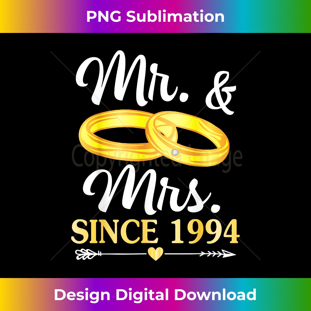 Wedding Ring Married Mr & Mrs Since 1994 Happy Husband Wife | Inspire ...