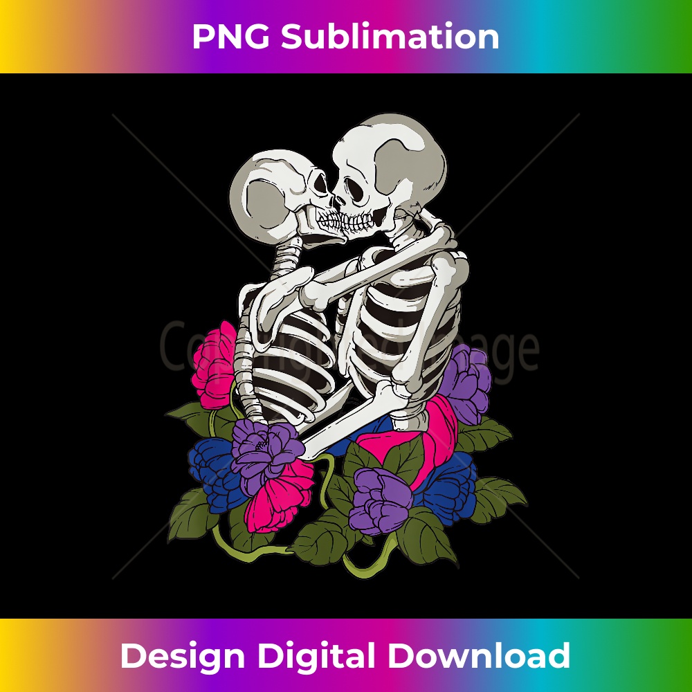 Bisexual Skeleton Bi Pride Flag Color LGBTQ Queer - Sleek Su - Inspire ...