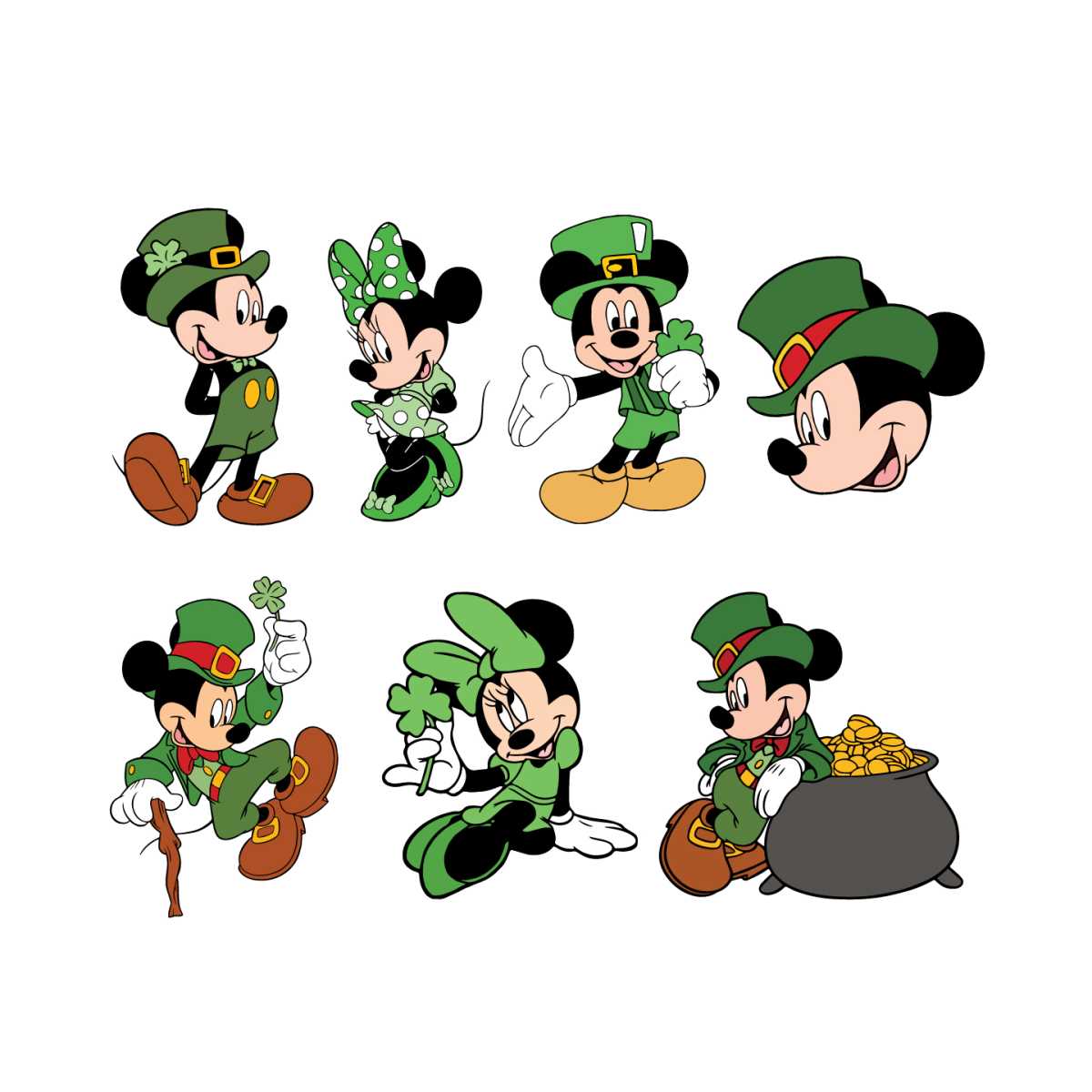 St Patrick Mickey Svg Bundle, Patrick Svg, St Patrick Mickey | Inspire ...