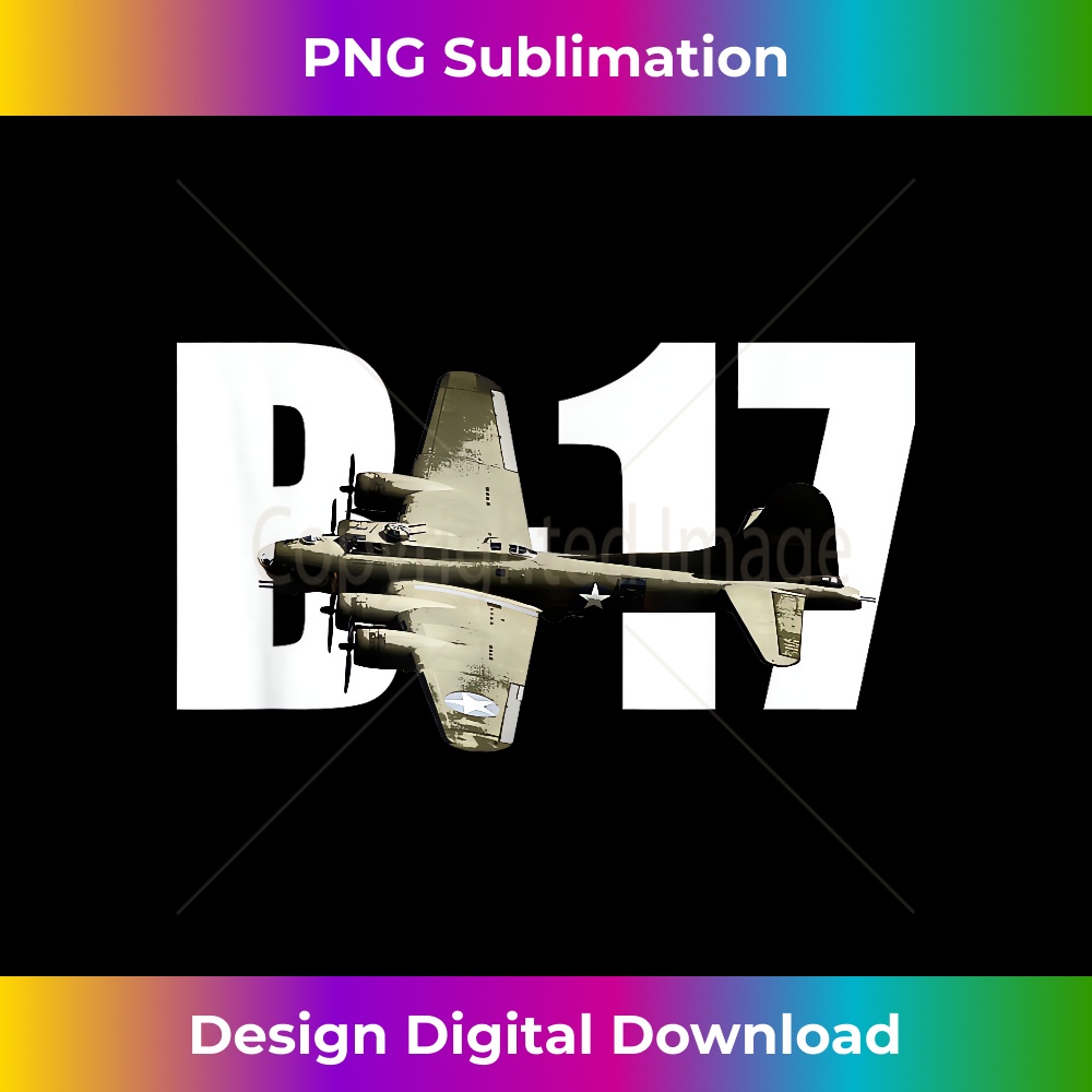 B-17 B17 Flying Fortress T- WW2 Bomber Plane - Bespoke Subli | Inspire ...
