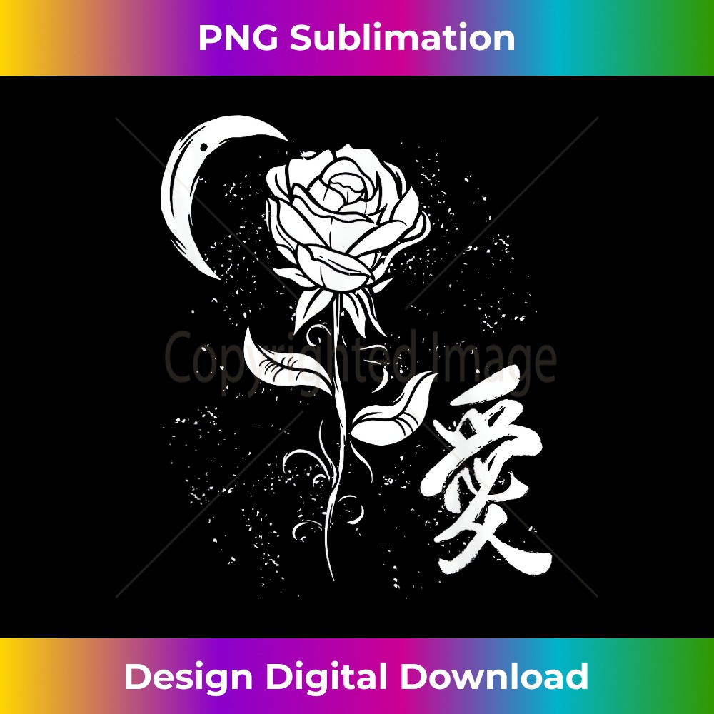 Flower Rose Moon - Innovative PNG Sublimation Design - Chann | Inspire ...