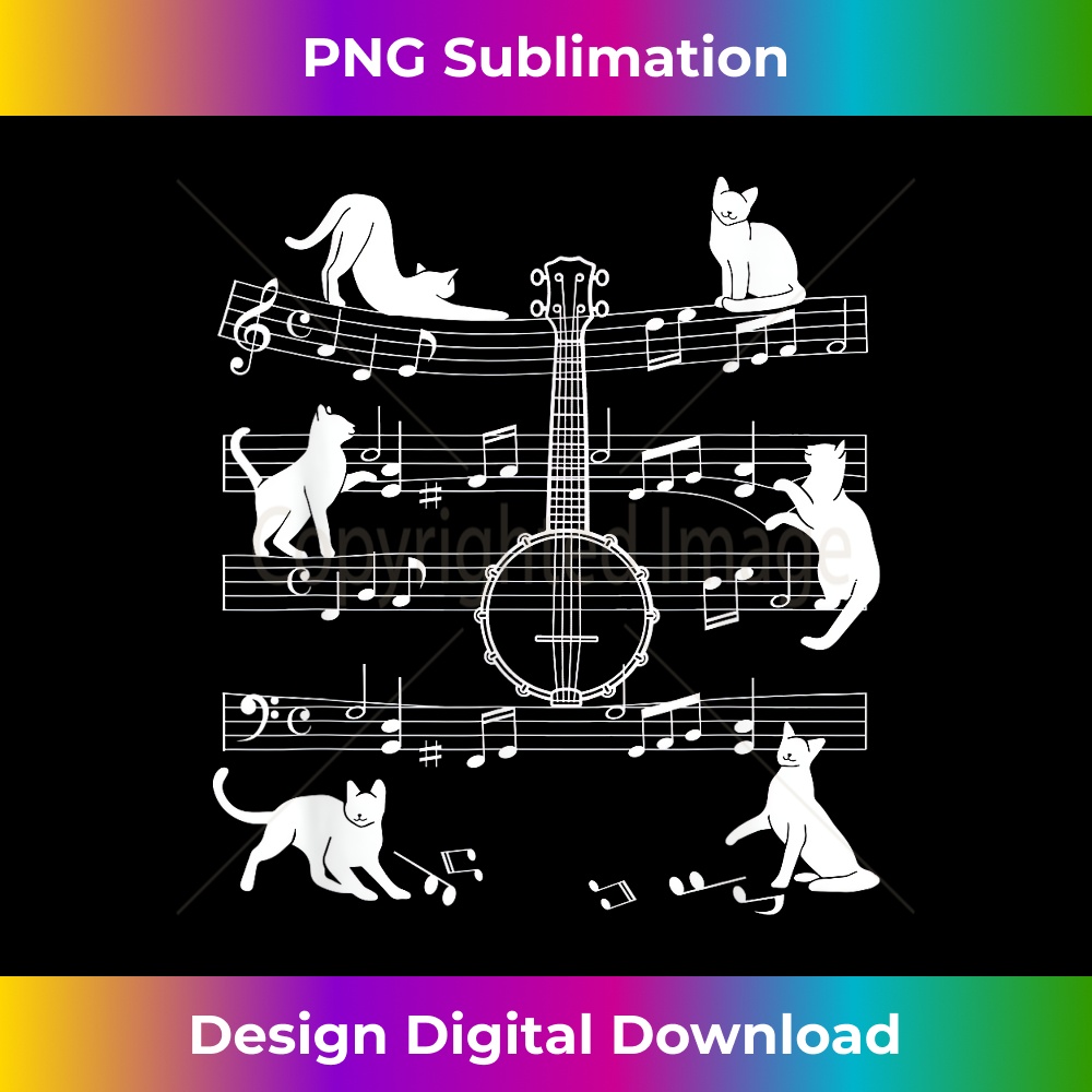 Banjo Cats for Cat loving Banjo player - Chic Sublimation Di | Inspire ...